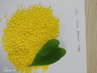 China Granules Calcium Ammonium Nitrate Packaging 25 kg 27 tons/20GP CAS NO. 15245-12-2 for sale