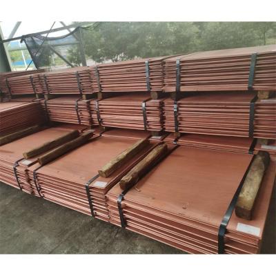 China copper cathodes 99.99% 2021 red copper yellow copper for sale