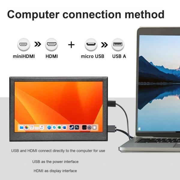 Quality 4.3 Inch LCD Monitor 800*480 Portable Monitor For Cell Phone for sale
