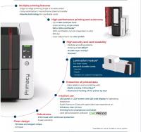 China High Efficiency Single Side Evolis Primacy 2 Plastic PVC Smart ID Card Printer for sale