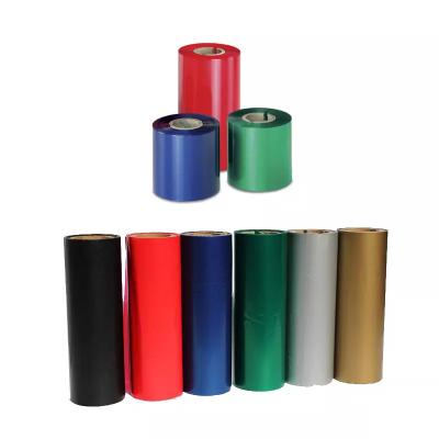 Cina Barway Thermal Transfer Blu/verde/rosso/bianco/oro/argento Nastro di cera per stampante di etichette a codice a barre in vendita