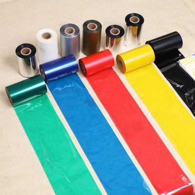 Cina Barway Thermal Transfer Blu/verde/rosso/bianco/oro/argento Nastro di cera per stampante di etichette a codice a barre in vendita
