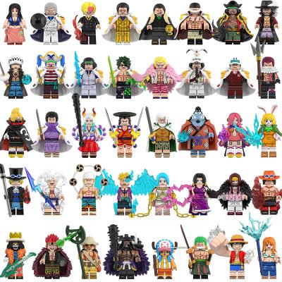 China Monkey D. Luffy One Piece Minifigures Tony Chopper Anime Figure Pack Building Blocks Collector Set for sale