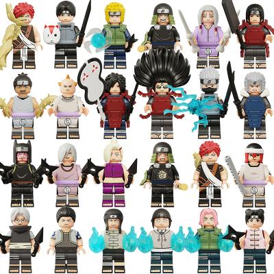 China ABS Plastic Nanoblocks Naruto Character Building Block Minifigures For 6+ Age for sale