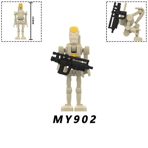 Quality Robot Commander Custom Star Wars Minifigures Battle Droid ABS Collection for sale