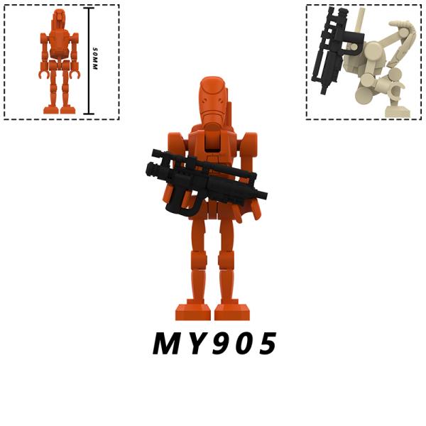 Quality Robot Commander Custom Star Wars Minifigures Battle Droid ABS Collection for sale