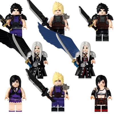 China Final Fantasy Mini figures Tifa Lockhart / Zack Fair Gamer Minifigure Collection for sale