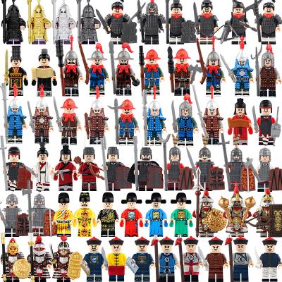 China Song Dynasty Soldiers Castle Figures Medieval Castle Eastern Historical Army Figures for sale