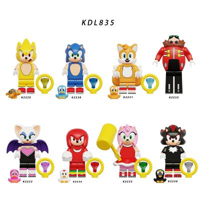 China Sonic The Hedgehog Building Blocks Minifigures for sale