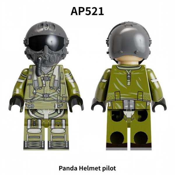 Quality Military Pilot Building Blocks Minifigures for sale