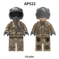 China Military Pilot Building Blocks Minifigures for sale