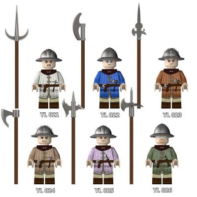 China Medieval Cotton Armored Militia Building Blocks Minifigures for sale