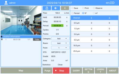 China Y09-5100X Pro Professional Air Particle Counter for Various Particle Sizes and Sampling Periods for sale