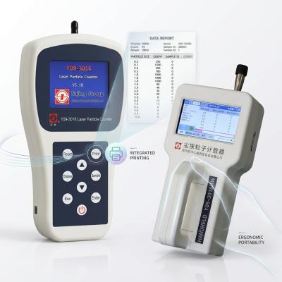 China Six-Channel Simultaneous Air Particle Counter with Laser Diode Sensor for 100 L/min Cleanroom Testing for sale