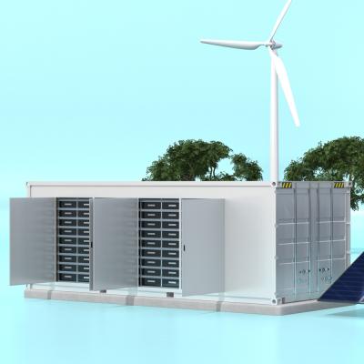 Cina Contenitore di batterie agli ioni di litio da 20 piedi Sistema di accumulo di energia Bess tutto in uno per contenitori industriali Batteria di accumulo di energia in vendita