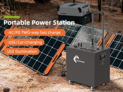 2500W Lifepo4 배터리 동력화차 대용량 순수 사인파 Lifepo4 동력화차