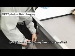 Solar Generator Portable Power Station Rechargeable Portable Power Station With 6000W Peak Power