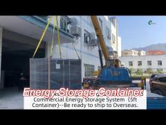 250kwh Sistema de armazenamento de energia com bateria solar híbrida