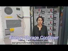 Sistema de armazenamento de energia solar Lfp Bateria Container Boa qualidade 100kwh 500kwh 1mwh