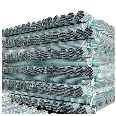 China Galvanized Steel GI Pipe with BS 1387 , ASTM A53, A500  zinc 300, for low pressure, machine for sale