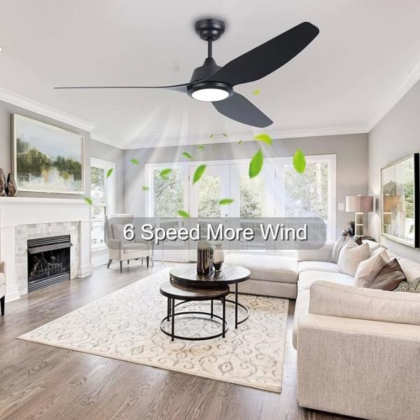 Quality 56 Smart Ceiling Fan Light with Alexa/Google Home Control for sale
