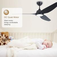 China 56 Smart Ceiling Fan Light with Alexa/Google Home Control for sale
