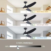 China 56 Smart Ceiling Fan Light with Alexa/Google Home Control for sale