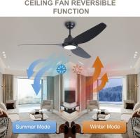 China 56 Smart Ceiling Fan Light with Alexa/Google Home Control for sale
