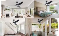 China 56 Smart Ceiling Fan Light with Alexa/Google Home Control for sale