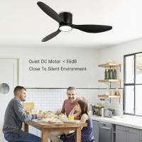 China White Black Gold 52 Ceiling Fan With Energy Saving Function for sale