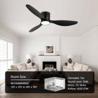 China White Black Gold 52 Ceiling Fan With Energy Saving Function for sale