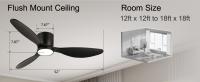 China White Black Gold 52 Ceiling Fan With Energy Saving Function for sale