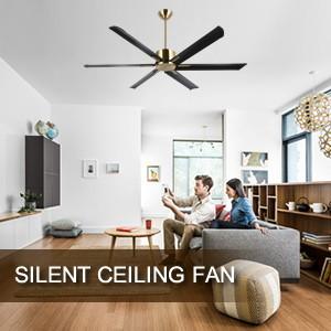 Quality 72-Inch Smart Ceiling Fan with Lights in Black/White/Gold Finish for sale