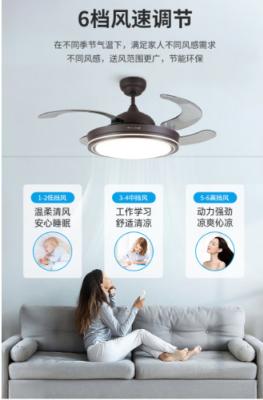 China Smart Wi Fi Ceiling Fan with Light and DC Motor for sale