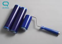 China Pull Off Polyester Dust Free Cleanroom Sticky Roller With Handle for sale