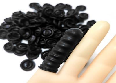 China Staubfreier Latex-Fingerschutz mit statisch Elektrizitäts-Schutz-Mitteln zu verkaufen