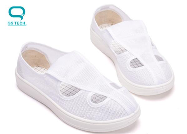 Anti Static ESD Cleanroom Shoes 106 - 109Ω Resistance To Ground