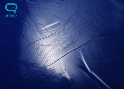 China Cleanroom Kleverige mat Polyester Blauw 24x36 inch vloermatten, 30pcs/blad Te koop