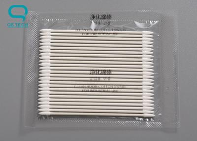 China Purified Disposable Cotton Cleaning Swabs Double Heads With Anti Abrasive Tip for sale