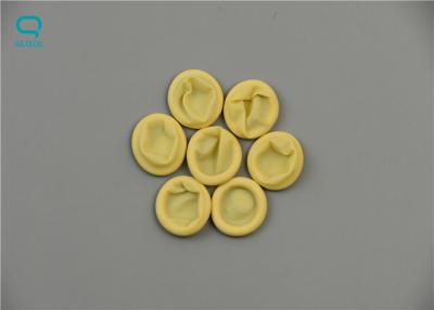 China Cleanroom-Latex-Finger-Schutze pulverisieren freien Fingerschutz S M L Size zu verkaufen