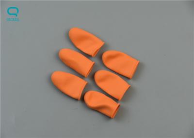China Cleanroom-Latex-Finger-Schutze pulverisieren freien Fingerschutz S M L Size zu verkaufen