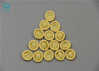 Cina Culle gialle libere del dito del lattice ESD della polvere comoda per uso della fabbrica di elettronica in vendita