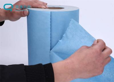 China Easy Tearing Absorbent 25×37cm Shrink Wrapped Wiper Rolls for sale