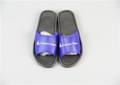 China Zwarte Lege ESD Cleanroom Schoenen Rubber Antistatische Pantoffels voor Mannen Vrouwen Te koop