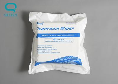 China Sterilized 9x9 Cleanroom Polyester Wipes For Semiconductor Industry for sale