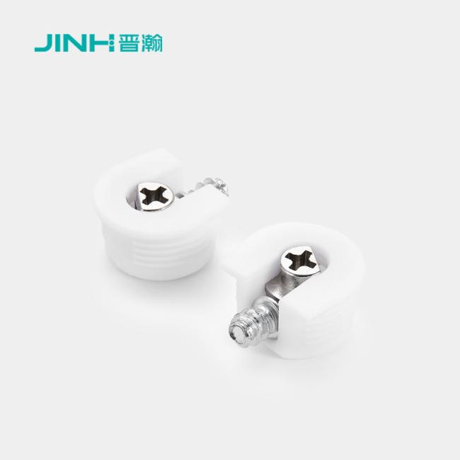 JH-4002 Shelf Pegs close-up view showing nickel plating and ABS plastic construction