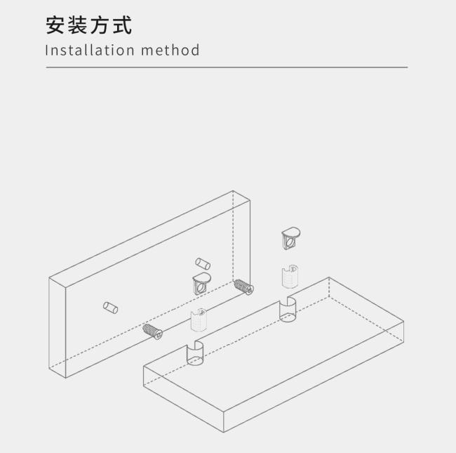 Shelf Pegs side view highlighting compact dimensions