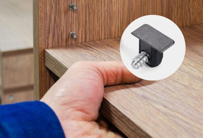 JH-4037 Shelf Pegs in packaging showing quantity per unit