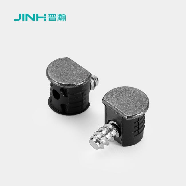 JH-4042 Shelf Pegs showing semi-circular design and gun-metal finish