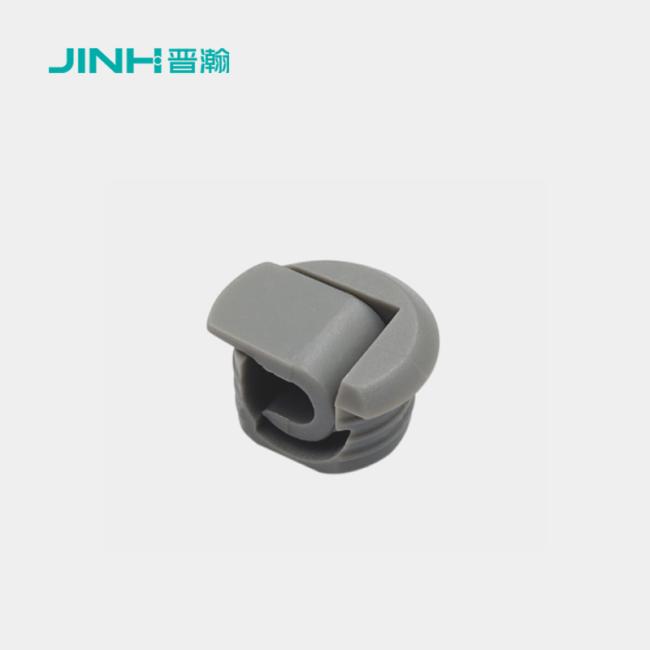 JH-4051 Shelf Support Pegs - front view showing gray plastic construction